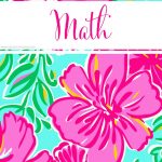12 Math Binder Covers | KittyBabyLove.com