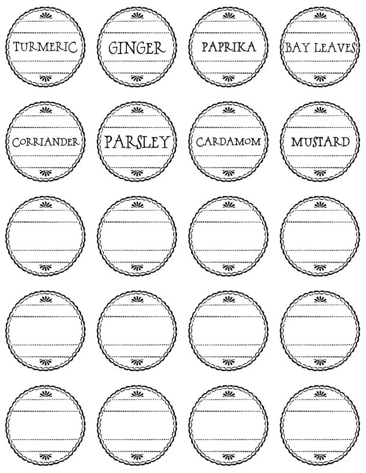 24 Creative Spice Jar Labels Kitty Baby Love