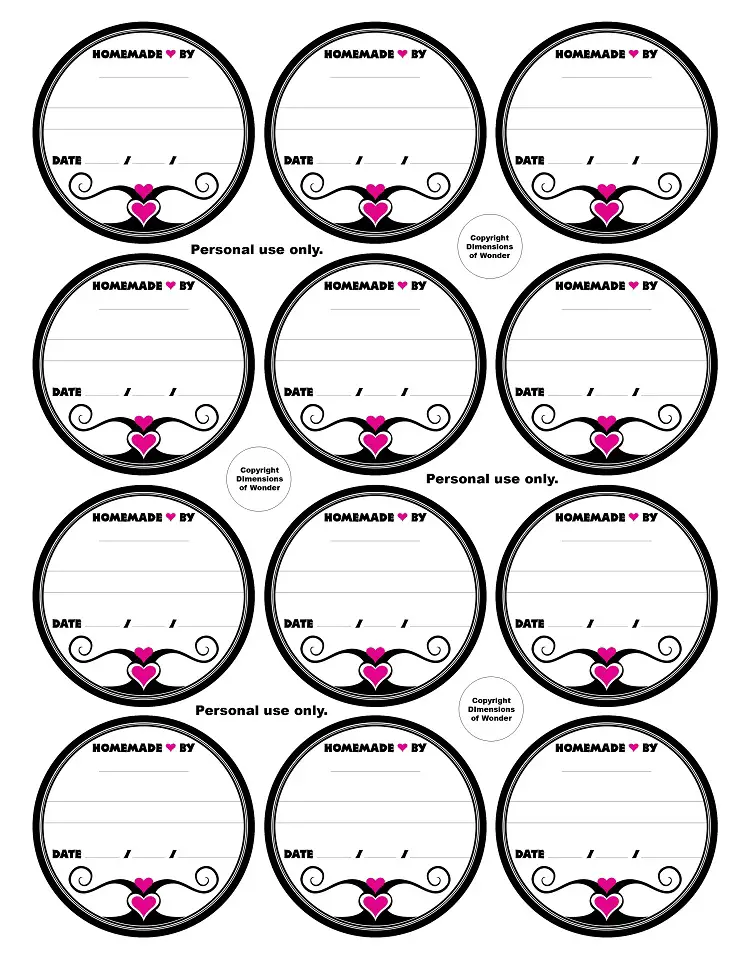 56 Cute Mason Jar Labels Kitty Baby Love