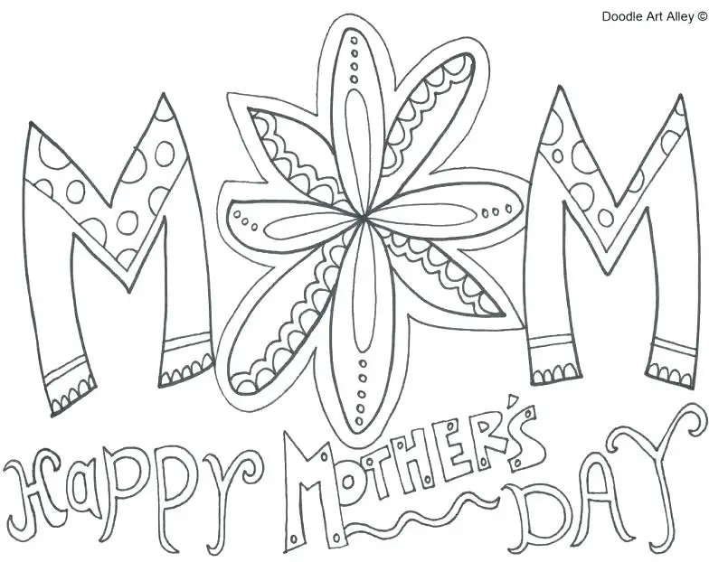 30 Free And Printable Mother s Day Coloring Cards Kitty Baby Love