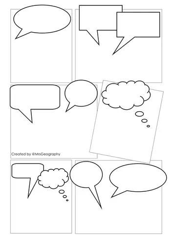 60 Fun Comic Strip Templates Kitty Baby Love