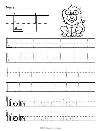 18 Entertaining Letter L Worksheets For Kids Kitty Baby Love