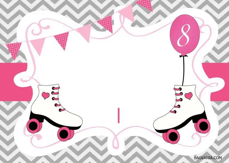 11 Entertaining Roller Skating Invitations Kitty Baby Love