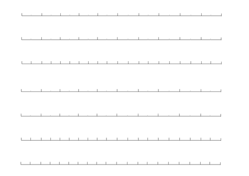 24 Handy Number Line Printables Kitty Baby Love