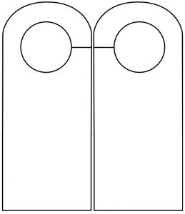 10 Useful Door Hanger Templates - Kitty Baby Love