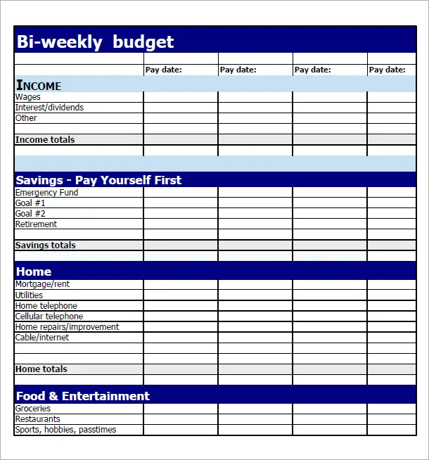 10 Useful Weekly Budget Planners Kitty Baby Love