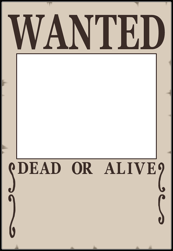 Wanted Poster Printable Template Printable World Holiday