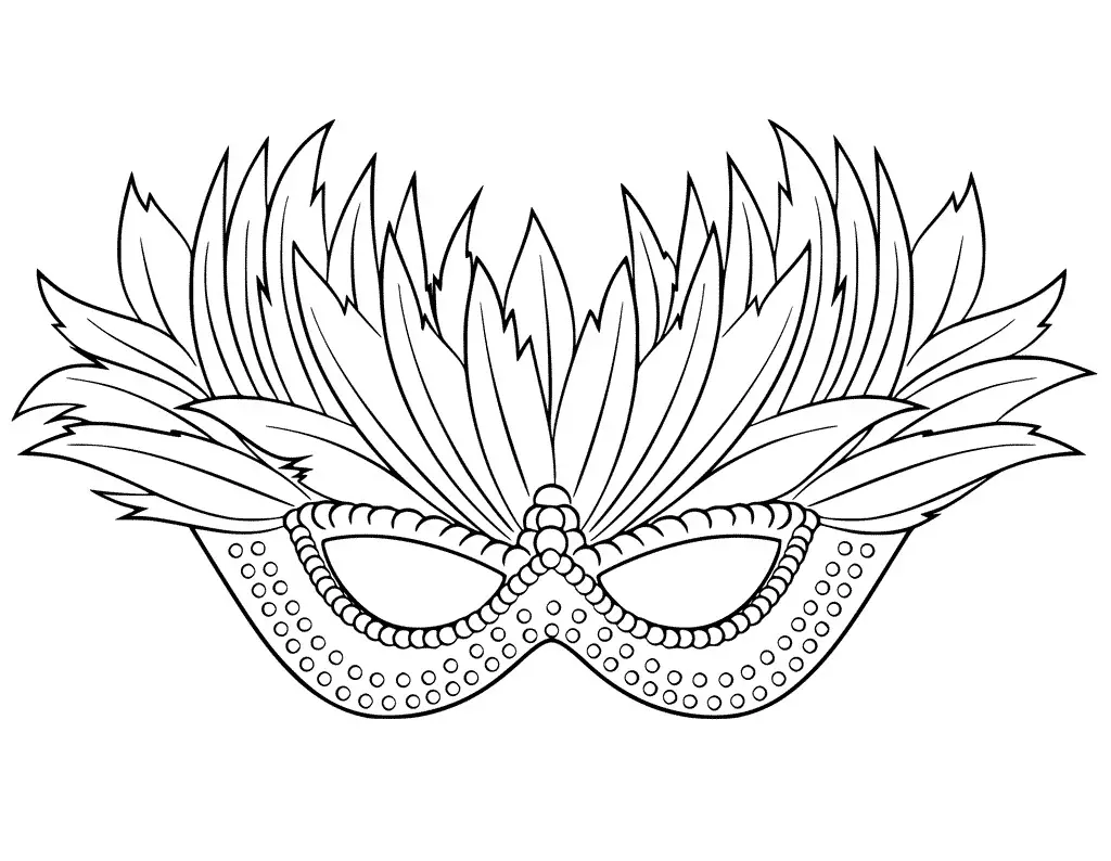 Mardi Gras Mask Template Printable Printable Templates