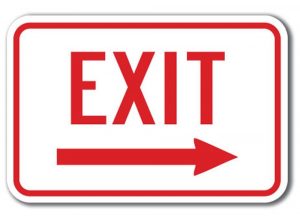 12 Important Printable Exit Signs - Kitty Baby Love