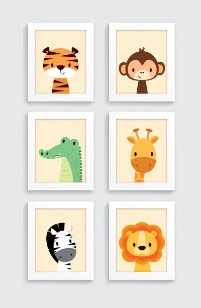 10 Printable Zoo Animals - Kitty Baby Love