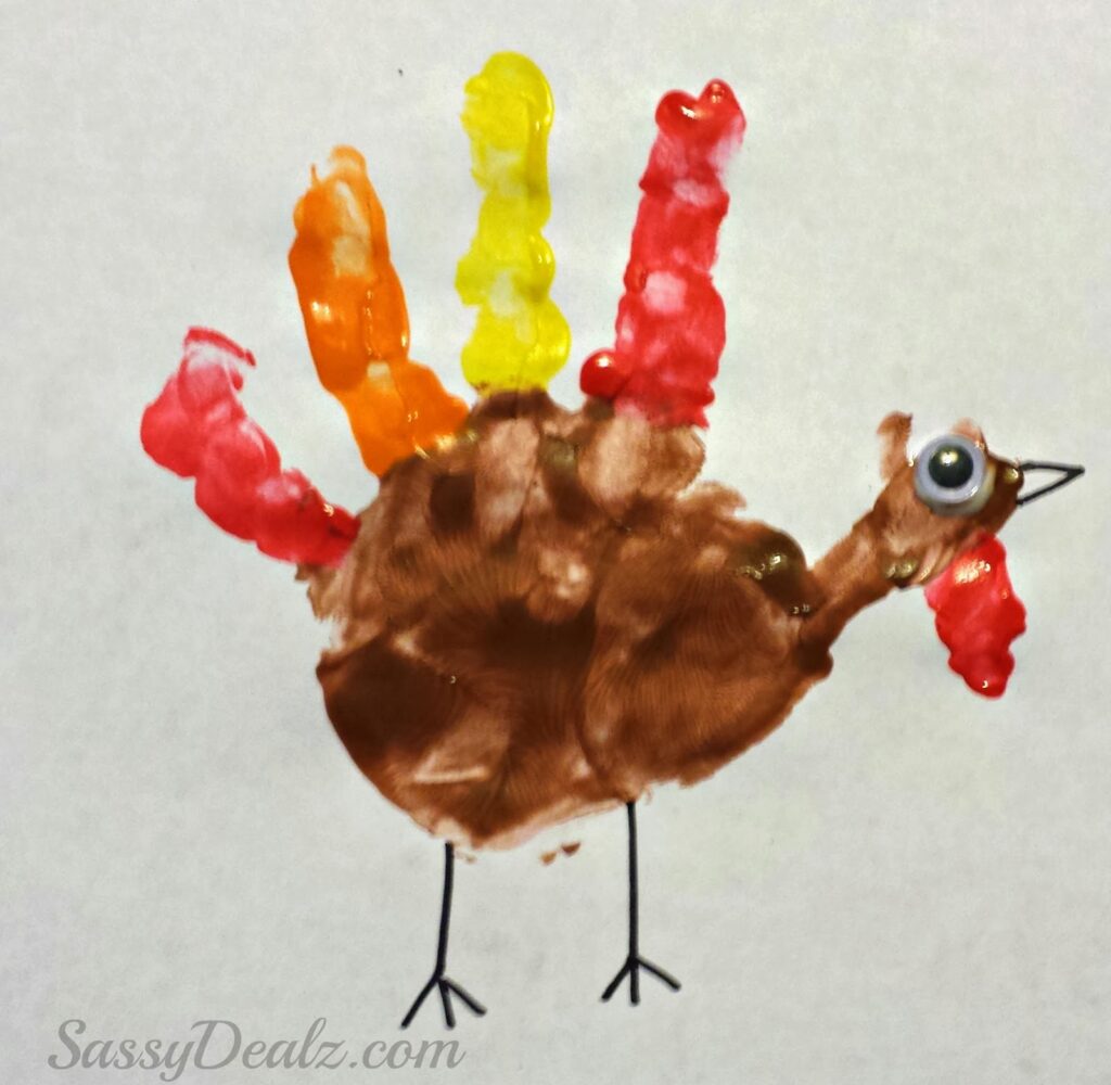 10 Handprint Turkeys