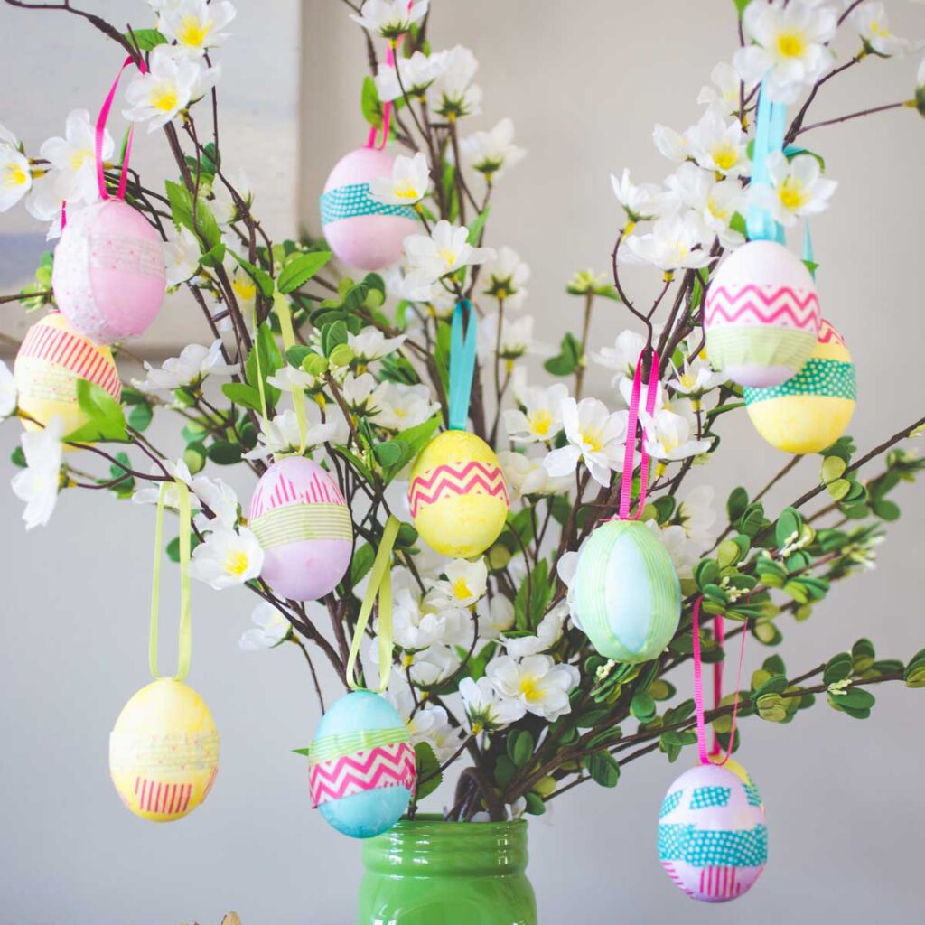 12 Easter Egg Trees