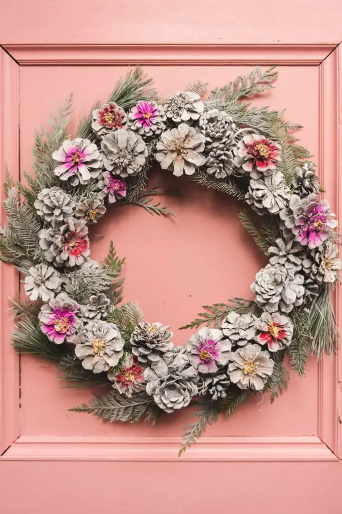 10 DIY Pinecone Wreaths