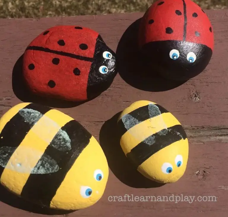 15 Ladybug Painted Rocks