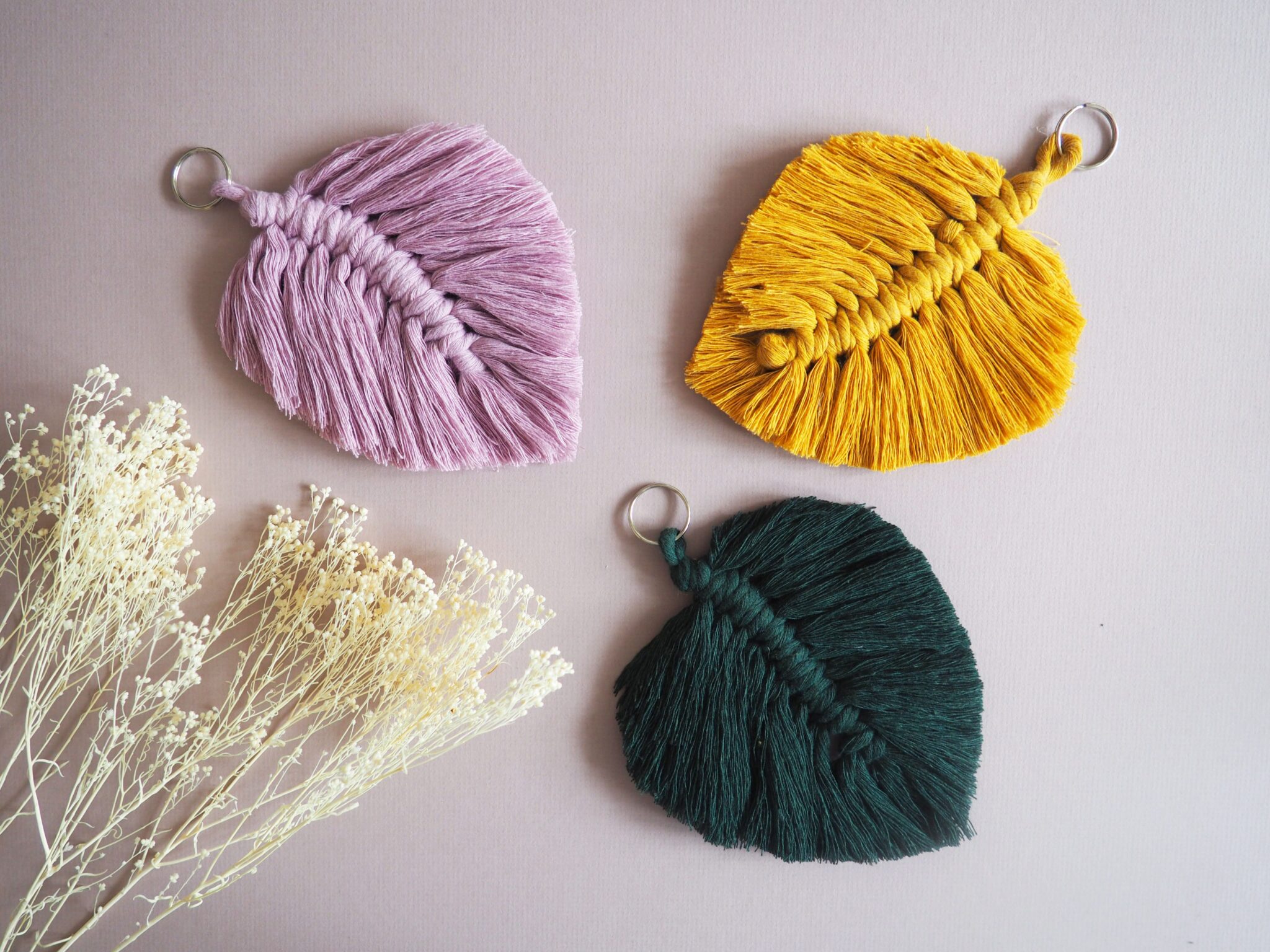 15 Macramé Keychains