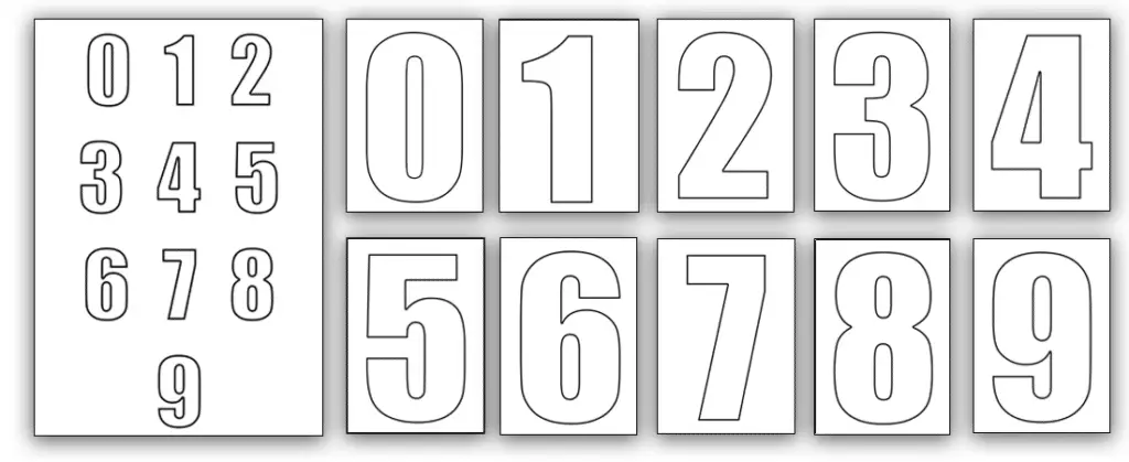 Fun Learning With Printable Bubble Numbers - Kitty Baby Love