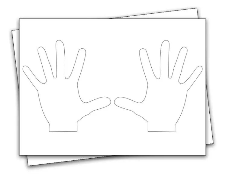 Printable Hand Tracing Templates: Create, Explore, and Play! - Kitty ...